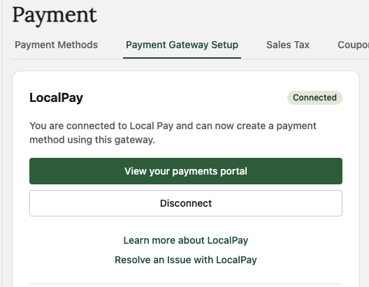 Payments with LocalPay